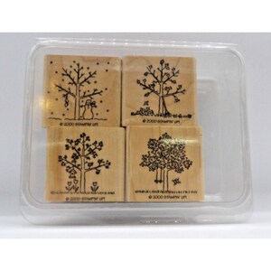 Stamp Set A Tree for All Seasons Stampin' Up! ©2000 4 Stamps Spring ...