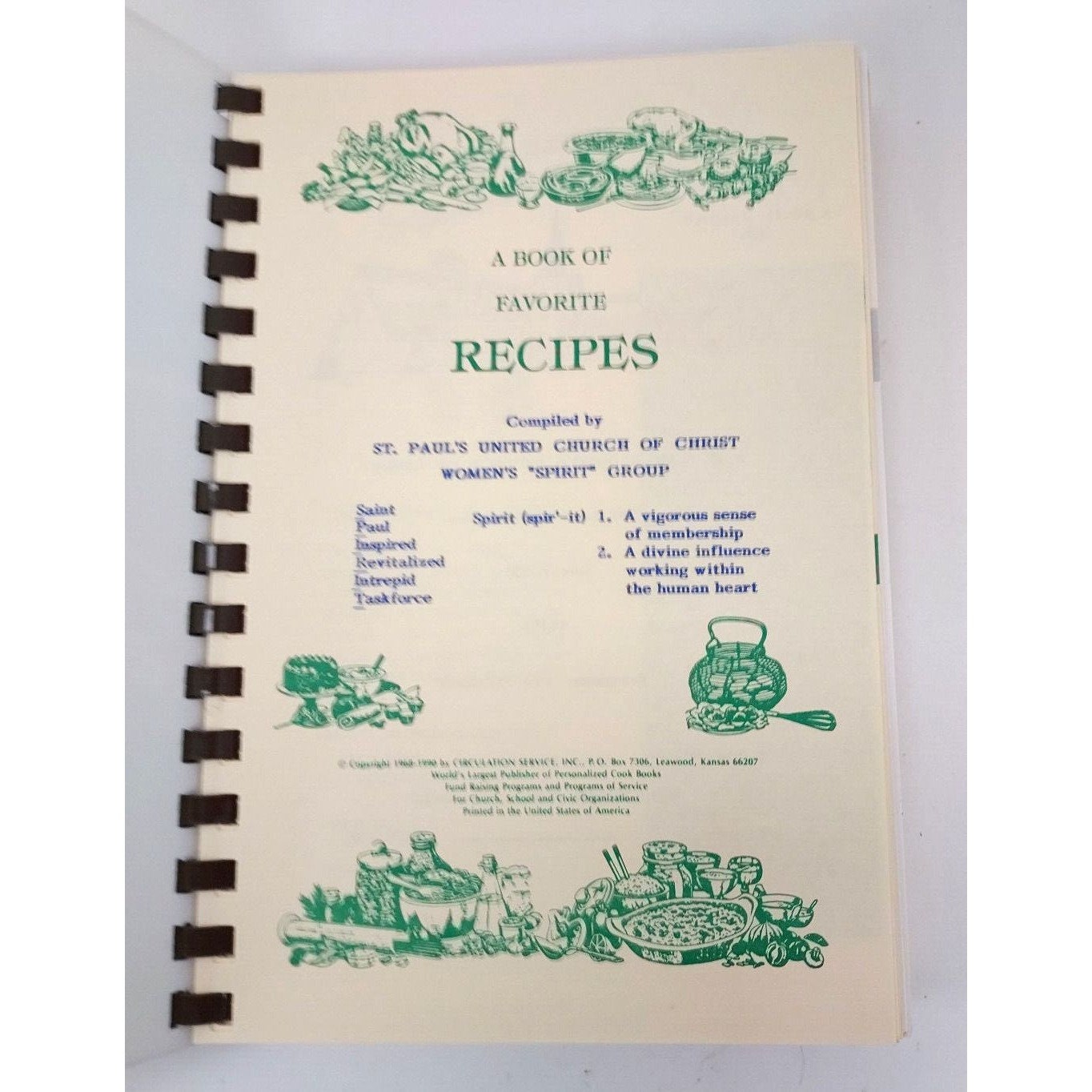 Cookbook Home Cooking is a Family Affair St Pauls United Church of ...