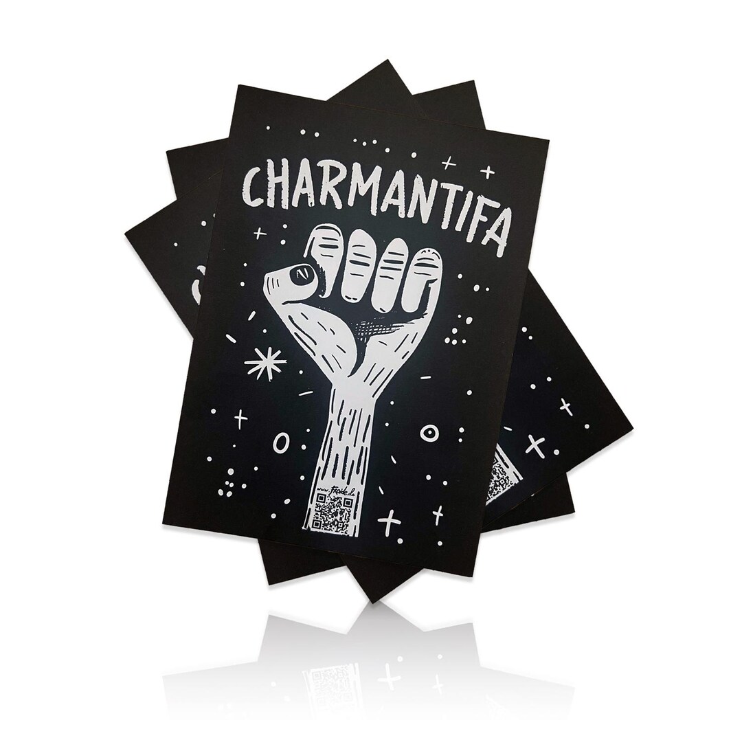 Postcard Set "charmantifa" - FROIDE | Left-wing Greeting Cards, Thank ...