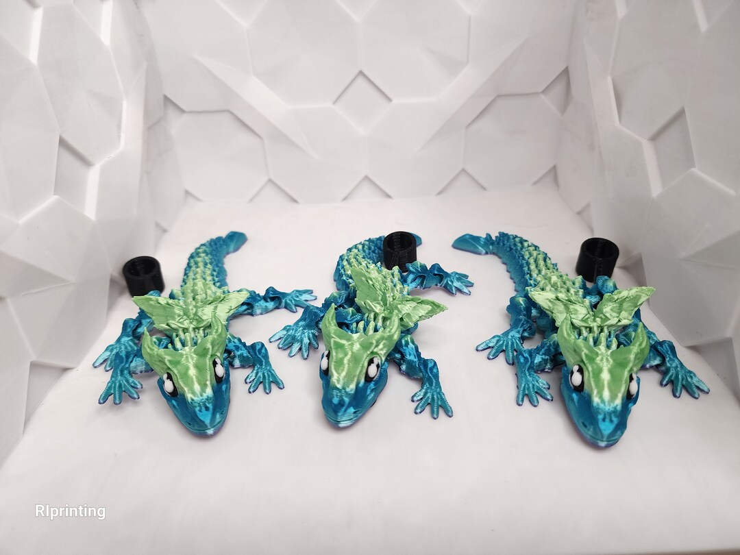 Dragon Straw Fidget Topper - Etsy