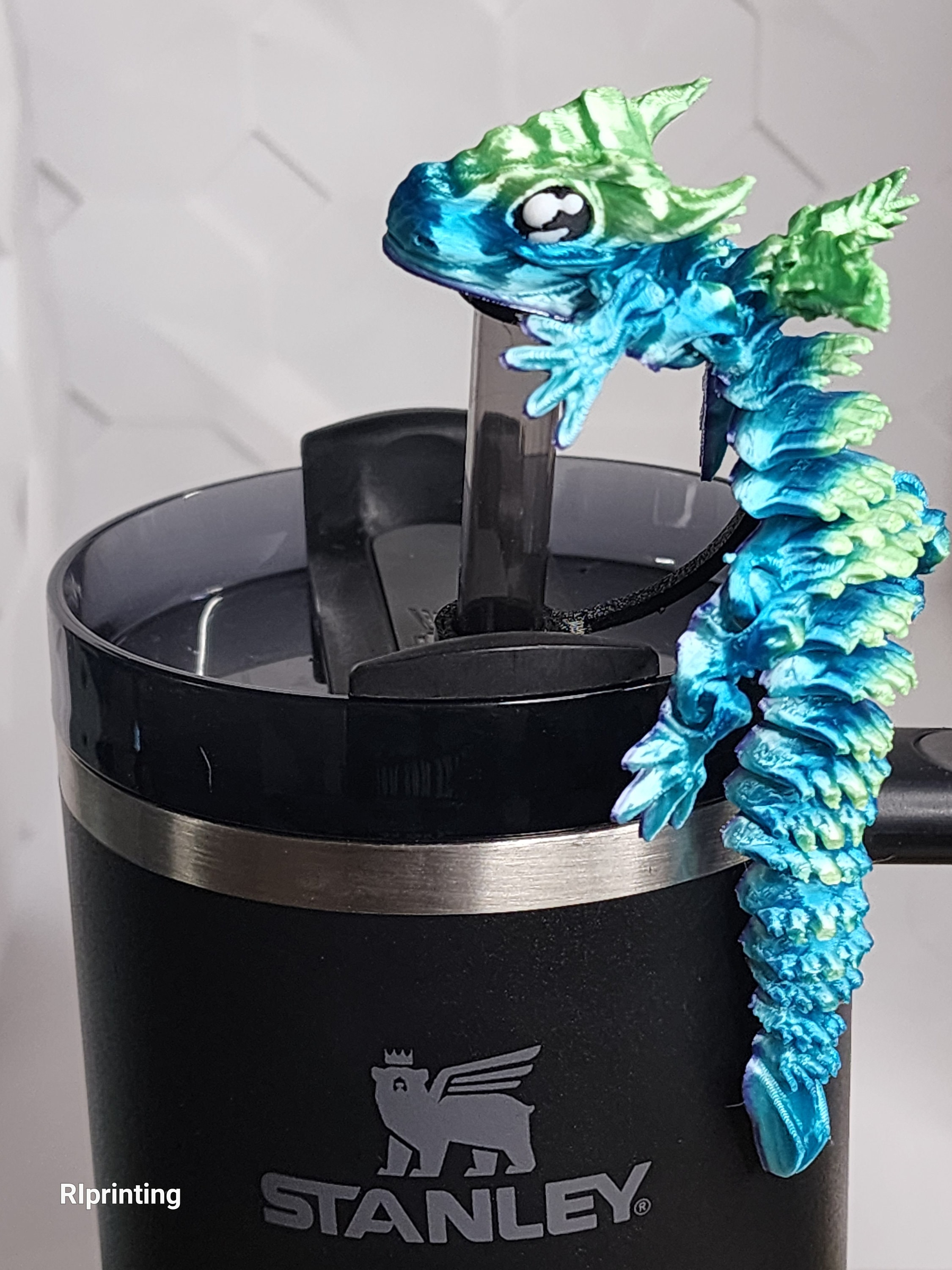 Dragon Straw Fidget Topper - Etsy