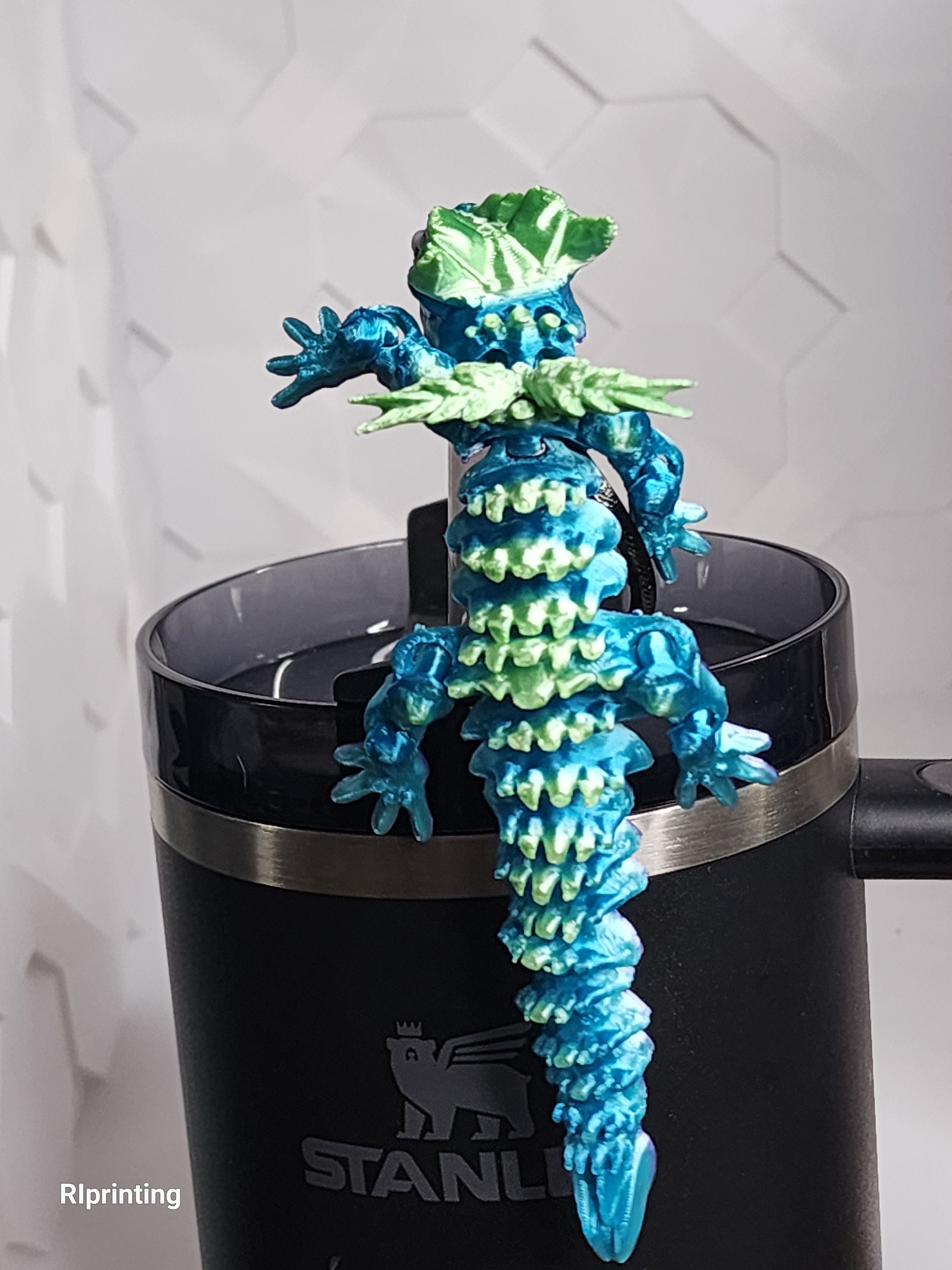 Dragon Straw Fidget Topper - Etsy