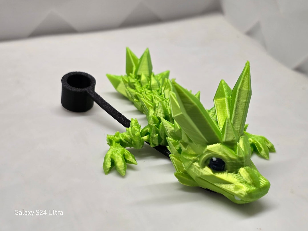 Crystal Tadling Straw Fidget Topper - Etsy