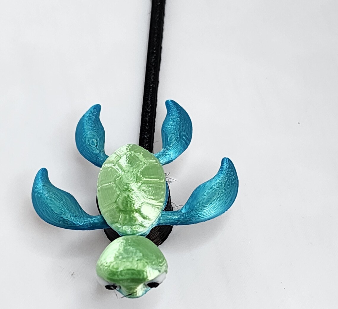 Sea Turtle Straw Topper - Etsy