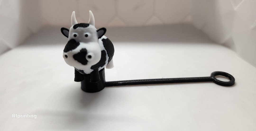 Cow Straw Topper - Etsy