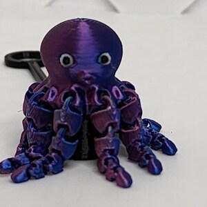 Fidget Octopus Straw Topper - Etsy