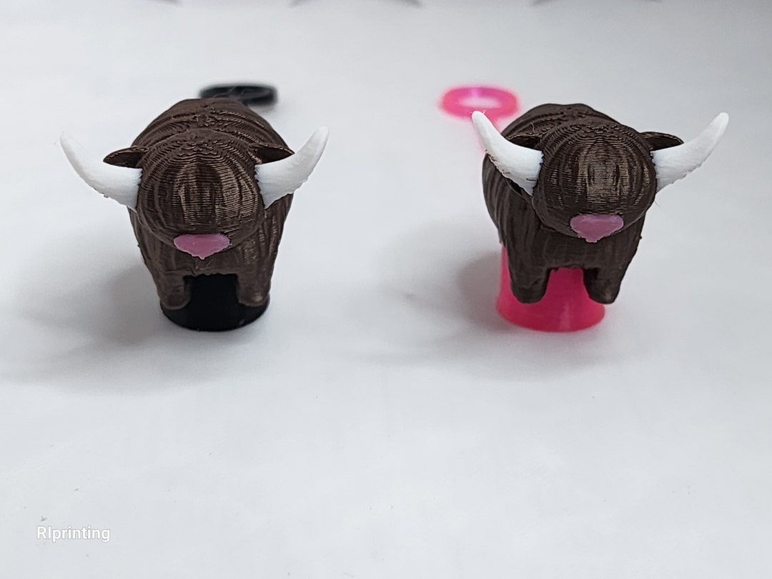 Highland Cow Straw Topper - Etsy