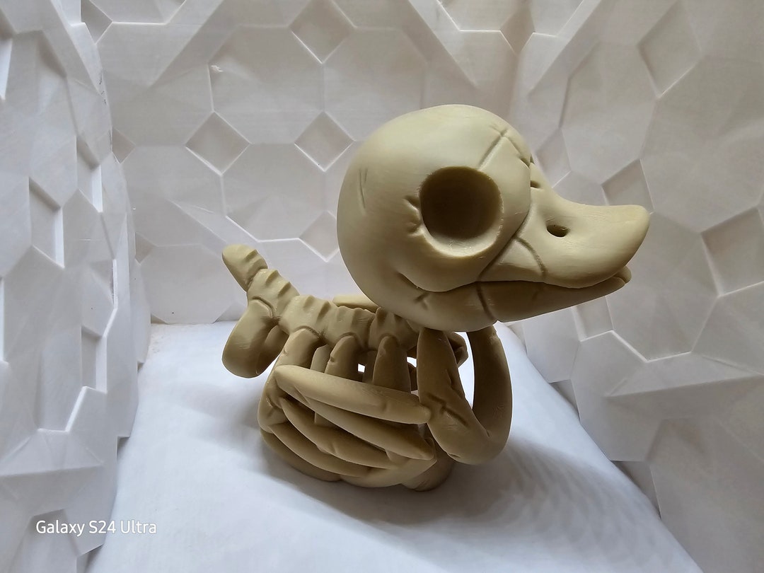 3D Printed Skeleton Duck, Halloween Decor - Etsy