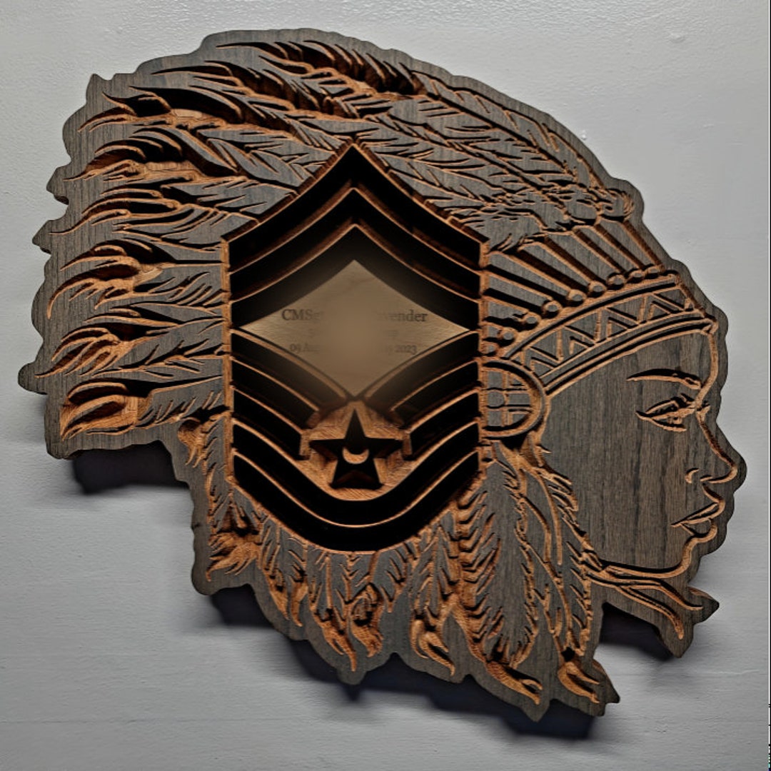 USAF Chief Master Sergeant Plaque Air Force Plaque E9 - Etsy