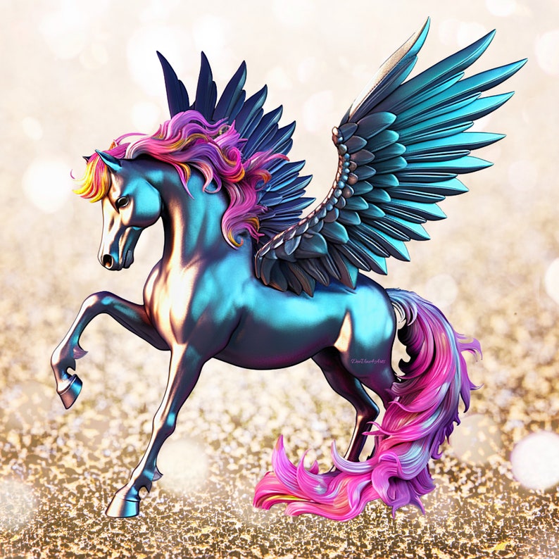 Pegasus Clipart Series Pegasus PNG Transparent Background Pegasus ...