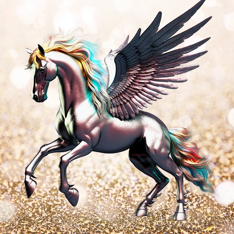Pegasus Clipart Series Pegasus PNG Transparent Background Pegasus ...