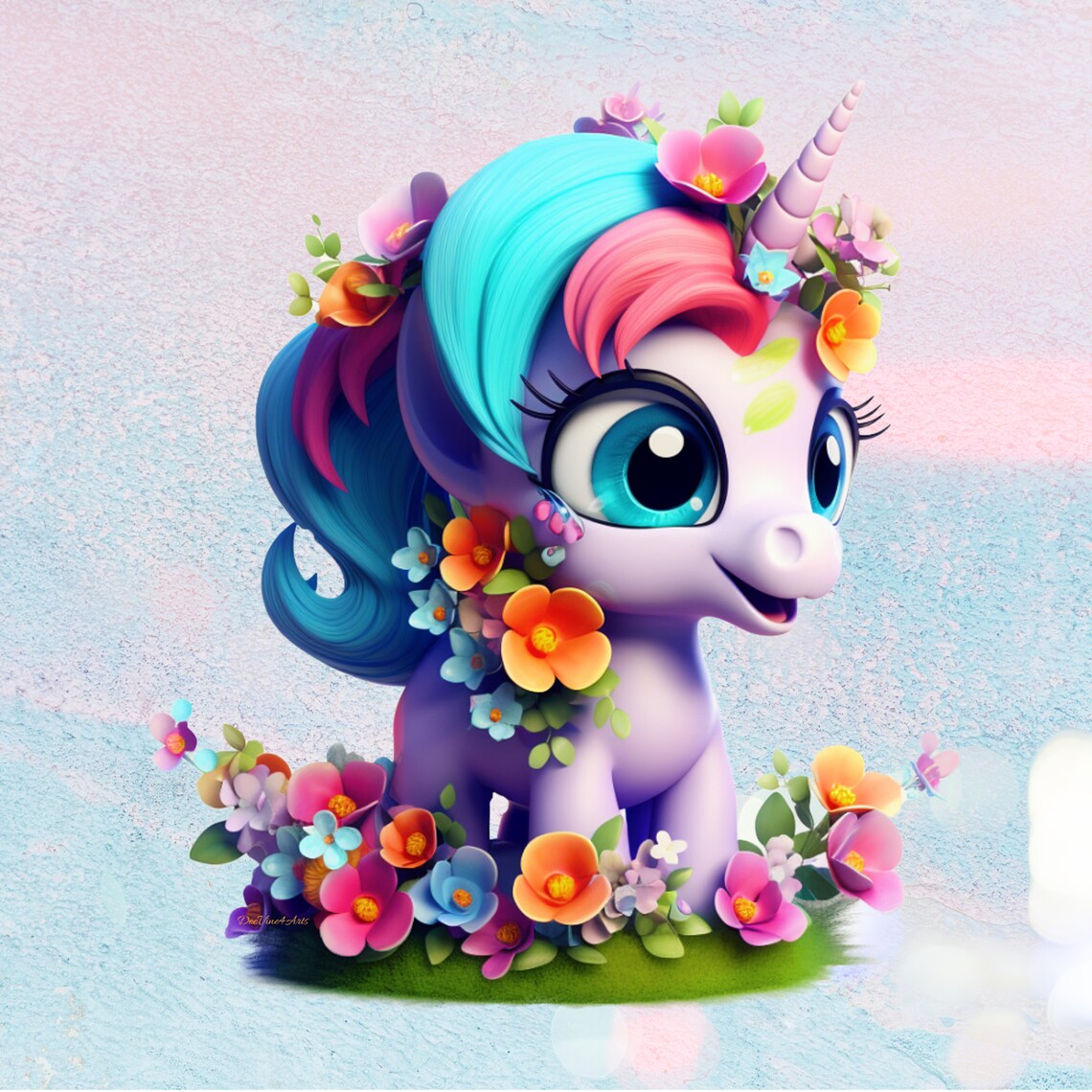 Pony Clipart Prints Cute Pony Collection Stickers Pony Digital - Etsy