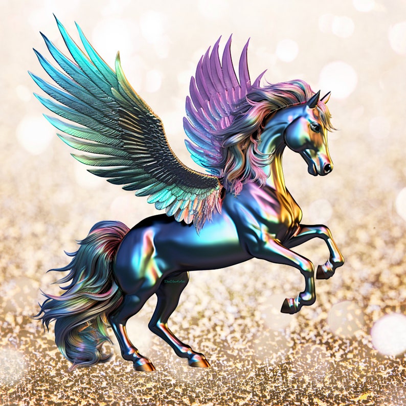 Pegasus Clipart Series Pegasus PNG Transparent Background Pegasus ...