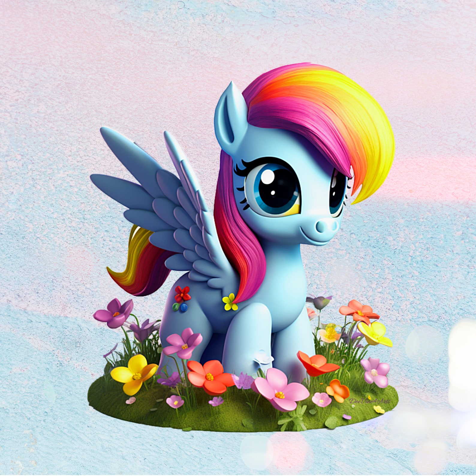 Pony Clipart Prints Cute Pony Collection Stickers Pony Digital Download ...