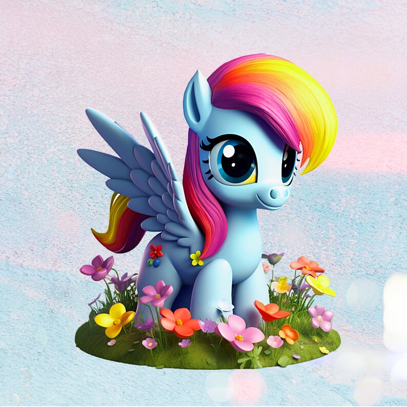 Pony Clipart Prints Cute Pony Collection Stickers Pony Digital Download ...