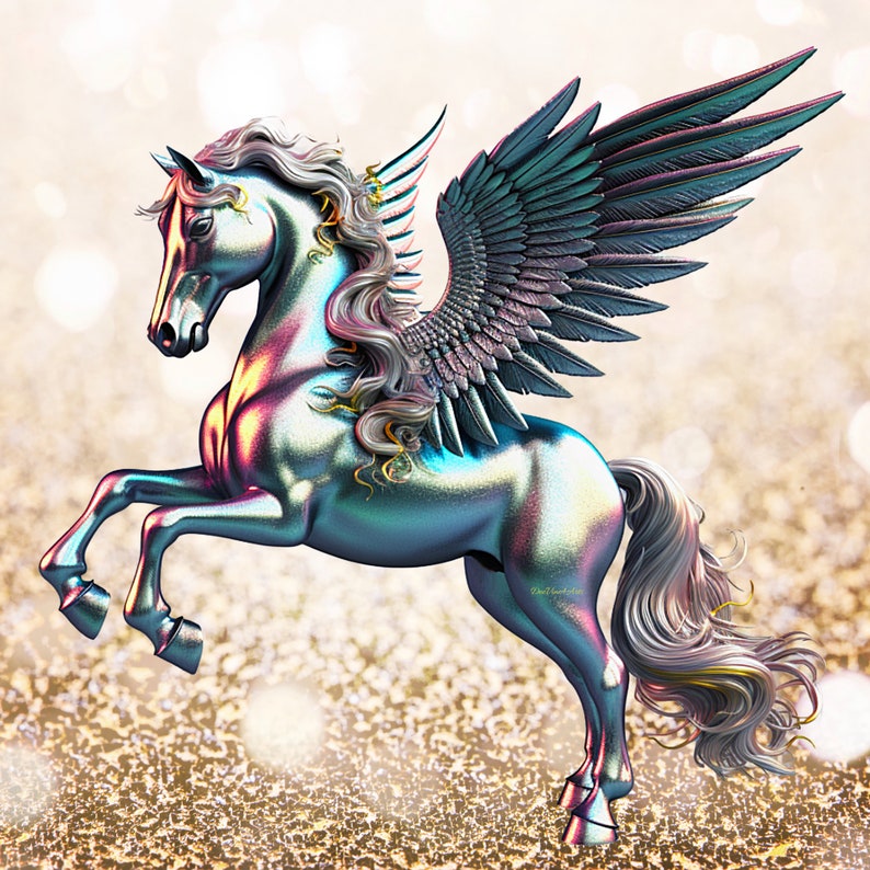 Pegasus Clipart Series Pegasus PNG Transparent Background Pegasus ...