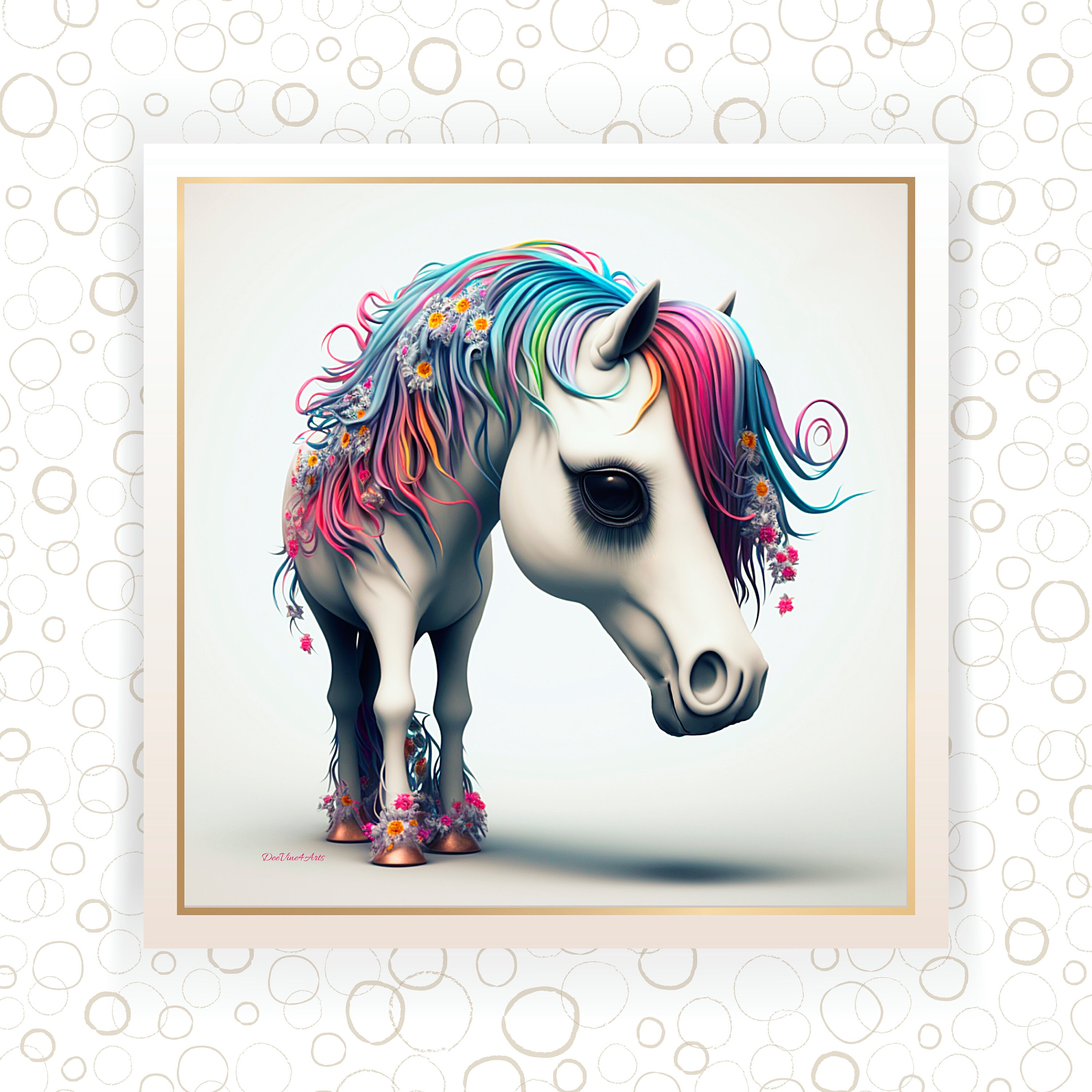 Cute Pony 10 Art Piece Digital Download, High Quality Print - Etsy