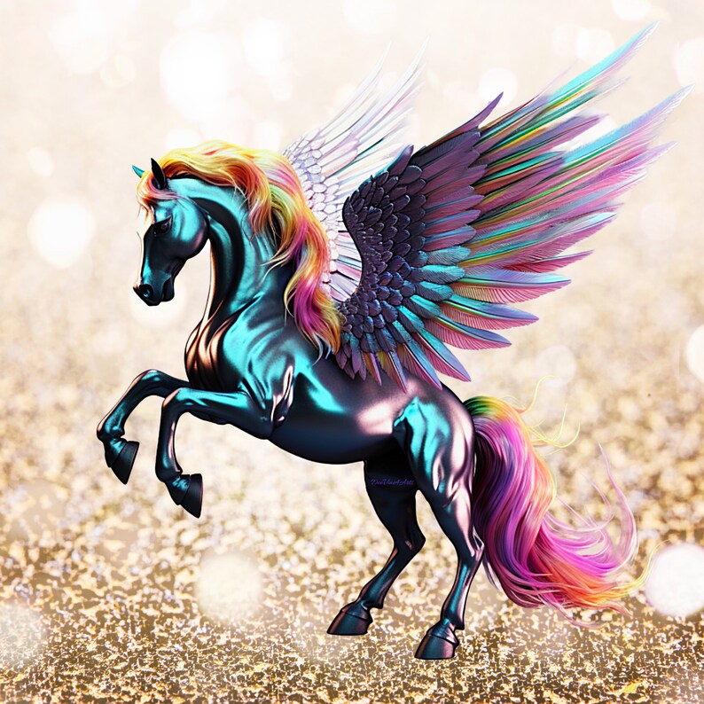 Pegasus Clipart Series Pegasus PNG Transparent Background Pegasus ...
