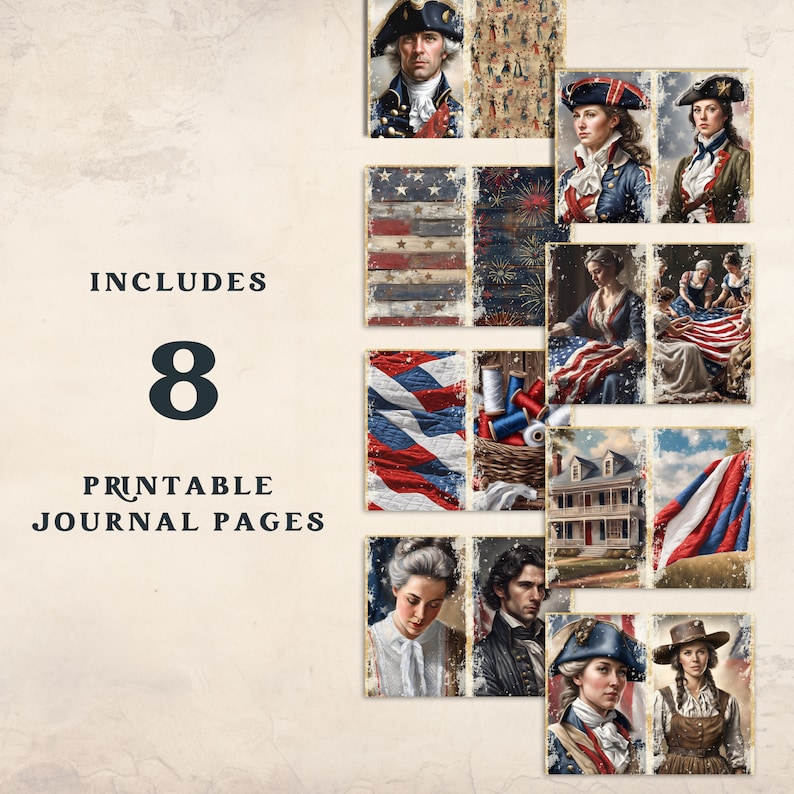 Independence 1776 Antique Printable Scrapbook Ephemera Vintage Collage ...
