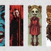50 Horror Arts Printable Bookmarks, Horror Arts Digital Bookmark Sheets ...