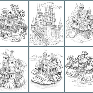 30 Game World Coloring Pages, Isometric Printable Coloring Page Adults ...