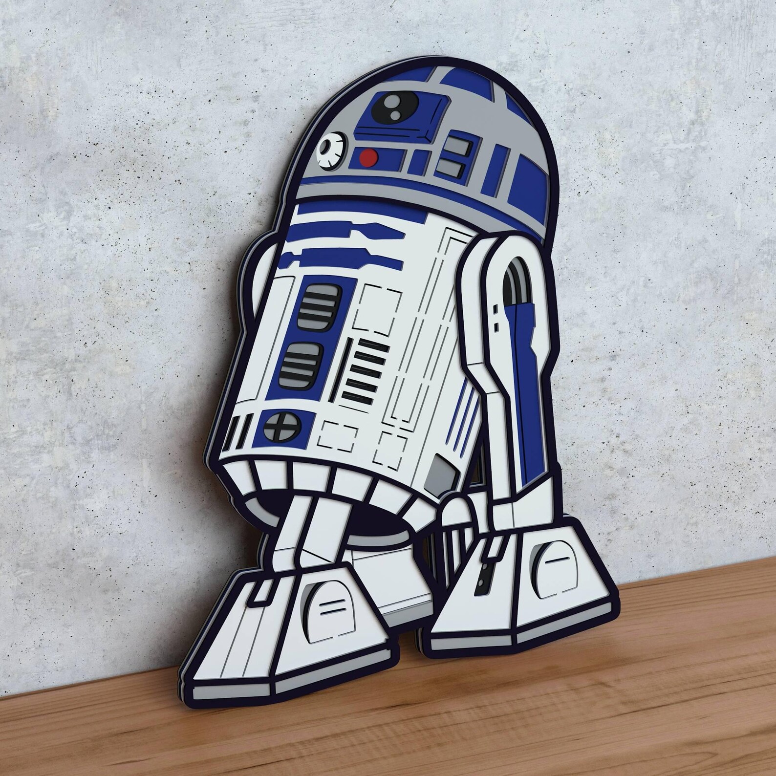Droid Star War Layered Design for Laser and Paper Cutting, Star War ...