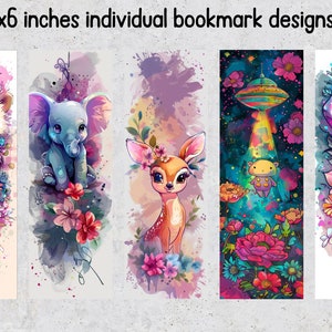 50 Cute Printable Bookmarks for Childrens Books, Cute Digital Download ...