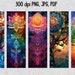 50 Mandala Printable Bookmarks, Mandala Digital Download Bookmark ...