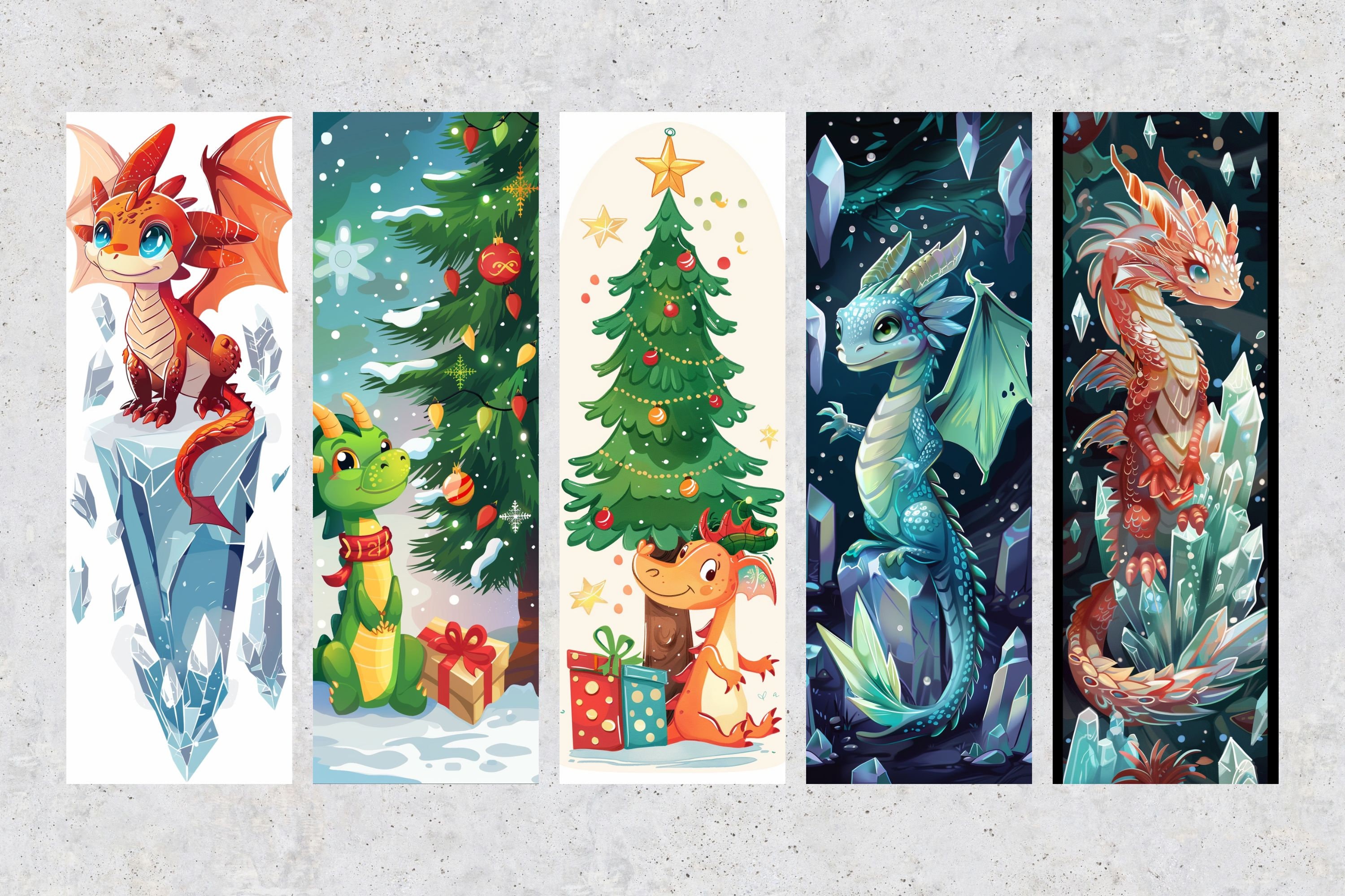 50 Baby Dragon Printable Bookmarks, Dragon Digital Download Bookmark ...