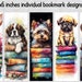30 Cute Dogs Printable Bookmarks, Dogs Digital Download Bookmark Sheets ...