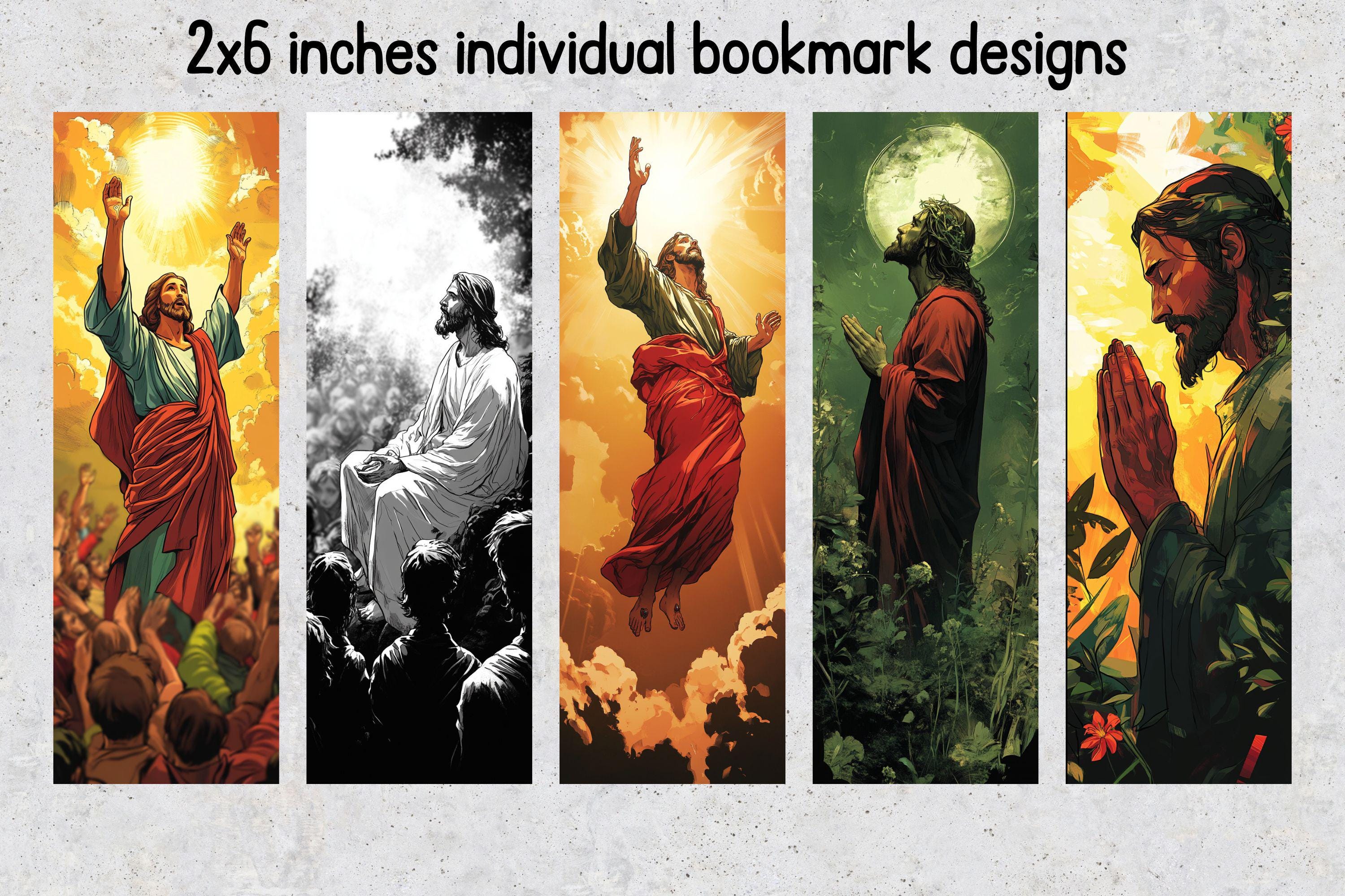 50 Bible Printable Bookmarks, Biblical Stories Digital Download ...