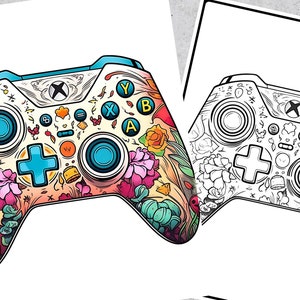 33 Gamer Coloring Pages, Gamer Adults Printable Coloring Page, Game ...