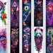50 Tattoo Printable Bookmarks, Tattoo Digital Download Bookmark Sheets ...