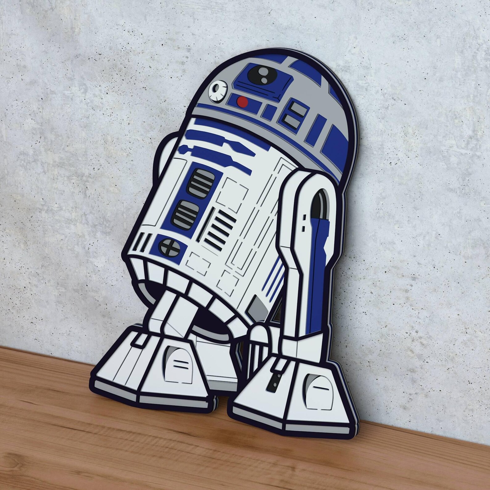 Droid Star War Layered Design for Laser and Paper Cutting, Star War ...