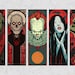50 Horror Arts Printable Bookmarks, Horror Arts Digital Bookmark Sheets ...