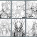 40 Necromancers Coloring Pages, Necromancer Printable Grayscale ...