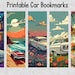 50 Car Printable Bookmarks, Car Digital Download Bookmark Sheets ...