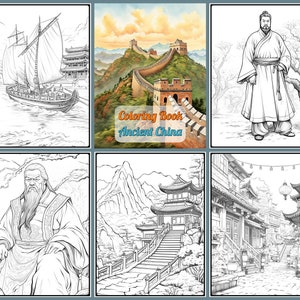 35 Ancient China Coloring Pages, Adults Printable Coloring Page With ...