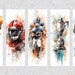 45 American Football Printable Bookmarks, Football Digital Bookmark ...