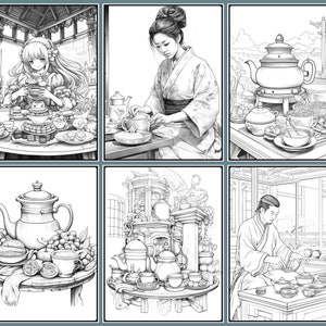 40 Tea Ceremony Coloring Pages, Japan Tea Ceremony Adults Printable ...
