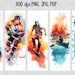 40 Sports Printable Bookmarks, Sport Digital Download Bookmark Sheets ...