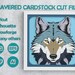 Wolf Shadow Box, Wolf SVG Layered Design for Cricut Silhouette ...