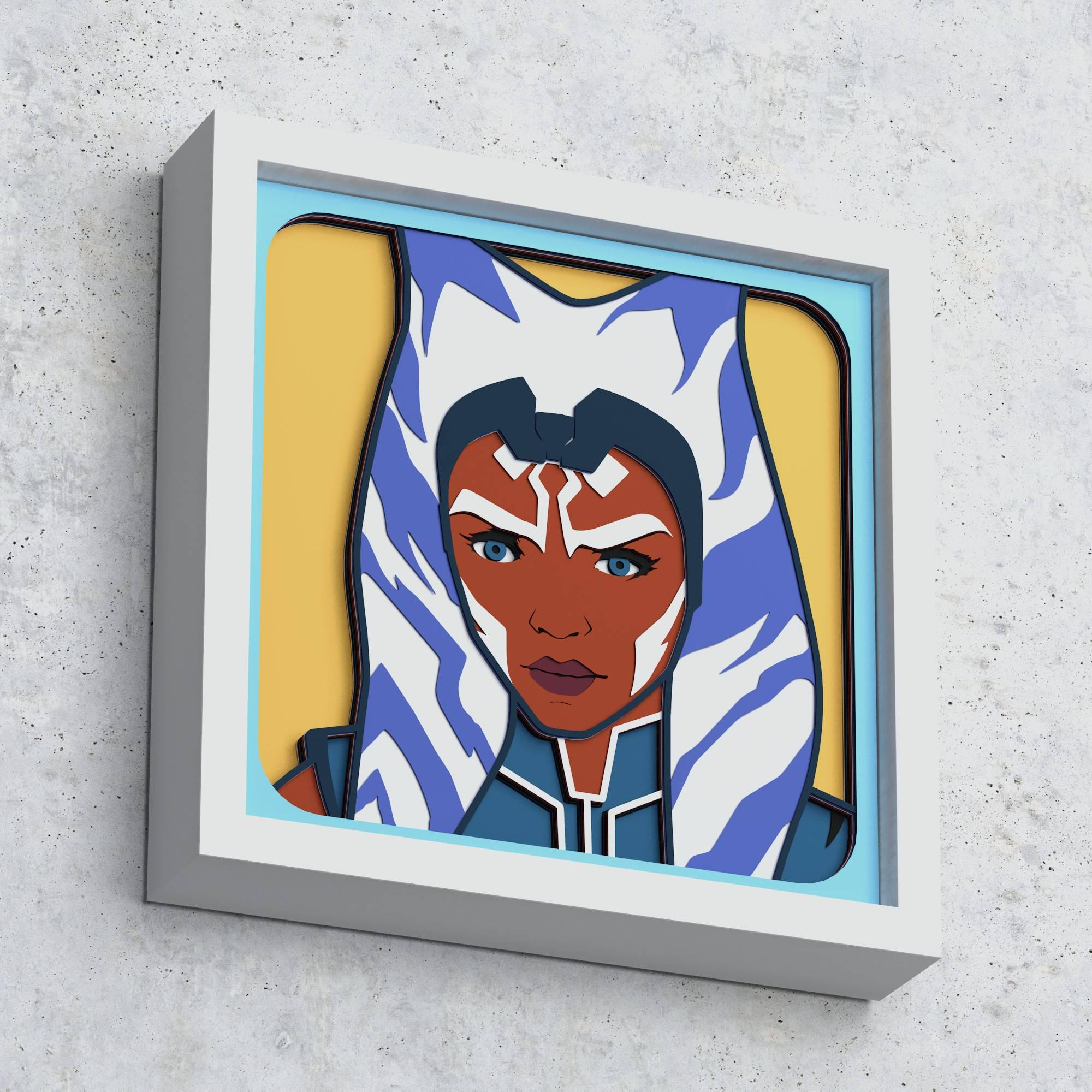 Star Saga Jedi Shadow Box, Jedi SVG Layered Design for Cricut ...