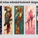 50 Parrot Printable Bookmarks, Parrot Digital Download Bookmark Sheets ...