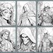 40 Necromancers Coloring Pages, Necromancer Printable Grayscale ...