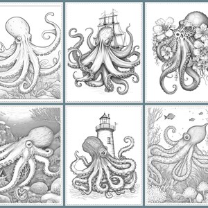 26 Octopus Coloring Pages, Adults Printable Coloring Page, Octopus ...