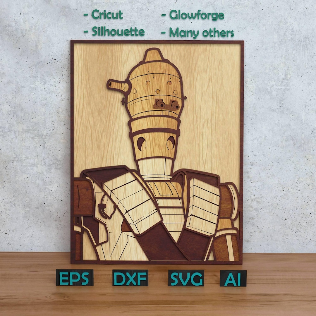 Droid Star War Layered Design for Laser and Paper Cutting, Robot Star ...
