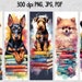 30 Cute Dogs Printable Bookmarks, Dogs Digital Download Bookmark Sheets ...