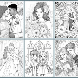 26 Wedding Coloring Pages, Adults Printable Coloring Page, Wedding ...