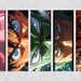 50 Anime Eye Printable Bookmarks, Anime Digital Download Bookmark ...